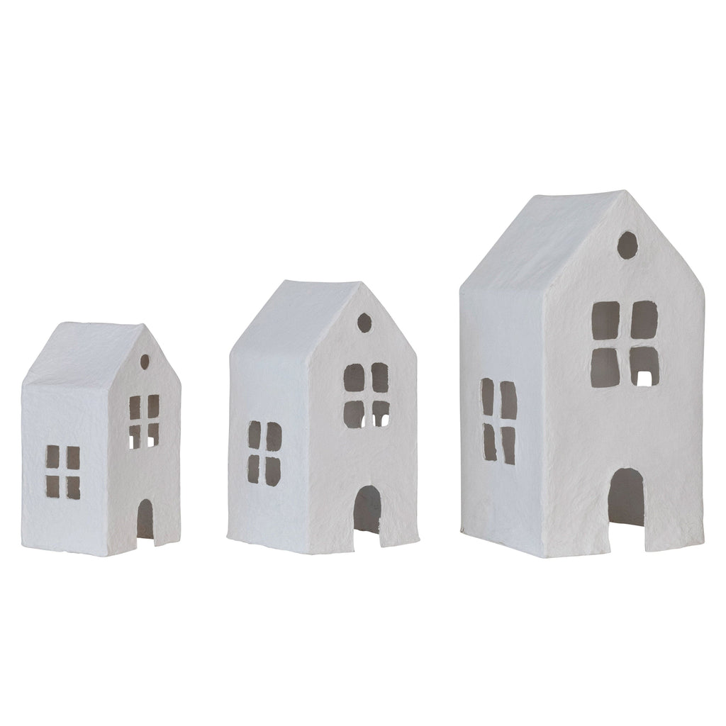 Paper Mache Houses – Brown & Beam | Furniture & Decor